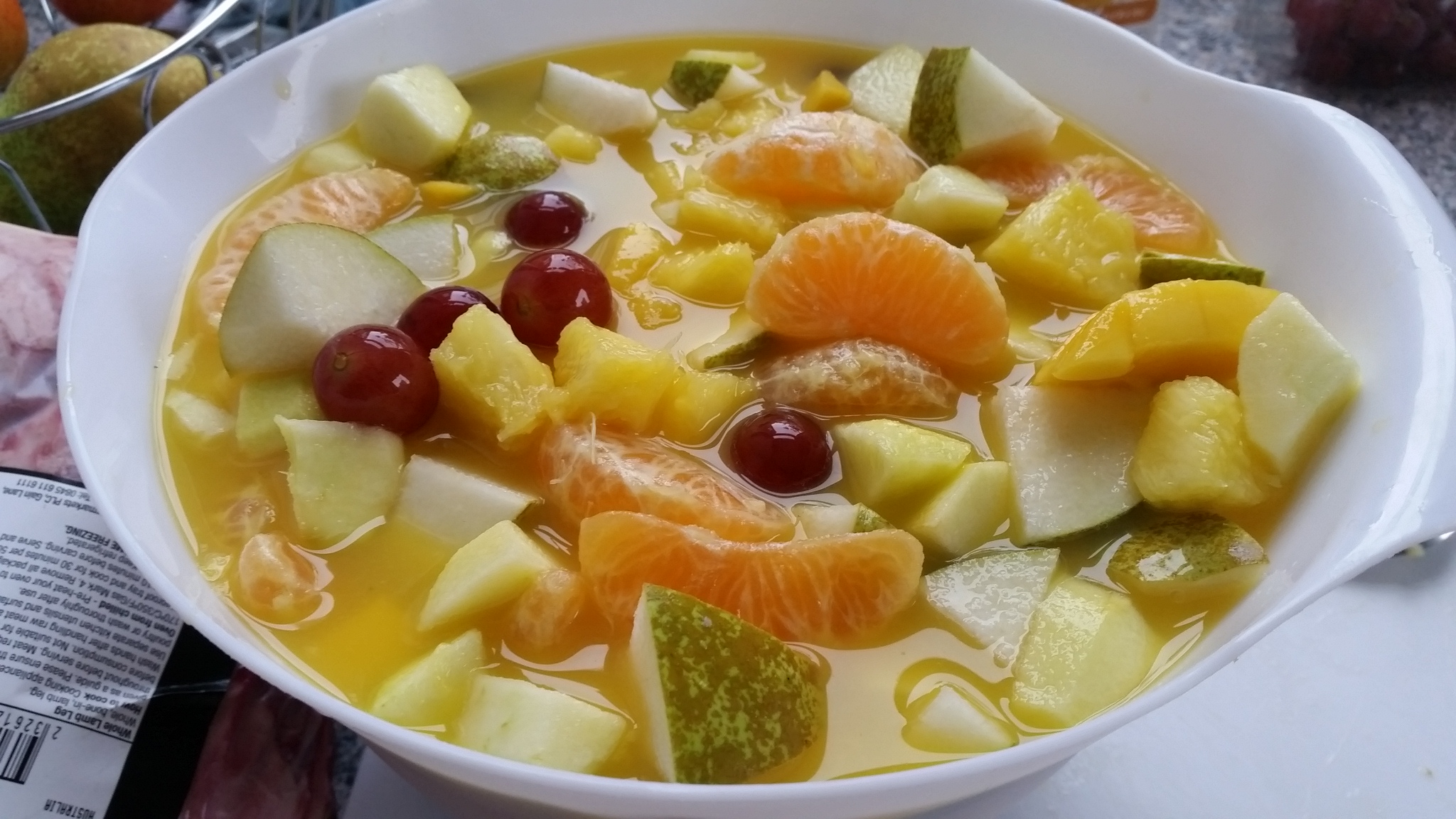 Homemade Fresh Fruit Cocktail Uk